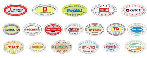 Mẫu tem bảo hành, tem vỡ đẹp mới nhất hiện nay